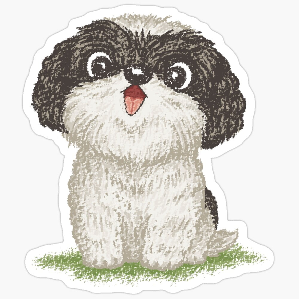 Kira Sticker - Shih Tzu Happy Gift For You - Phone Stickers, Waterproof ...