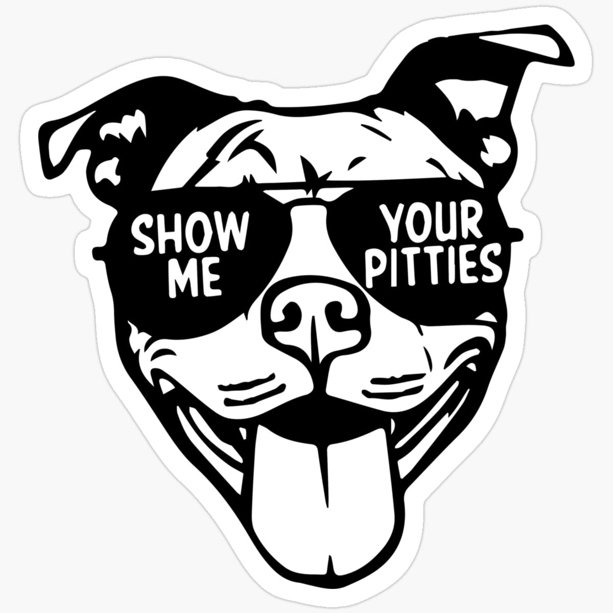 Kira Sticker - Show Me Your Pitties Vinyl Sticker, Funny Waterproof ...
