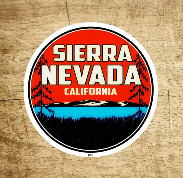 Kira Sticker With Sierra Nevada Mountains California Decal Bumper ...