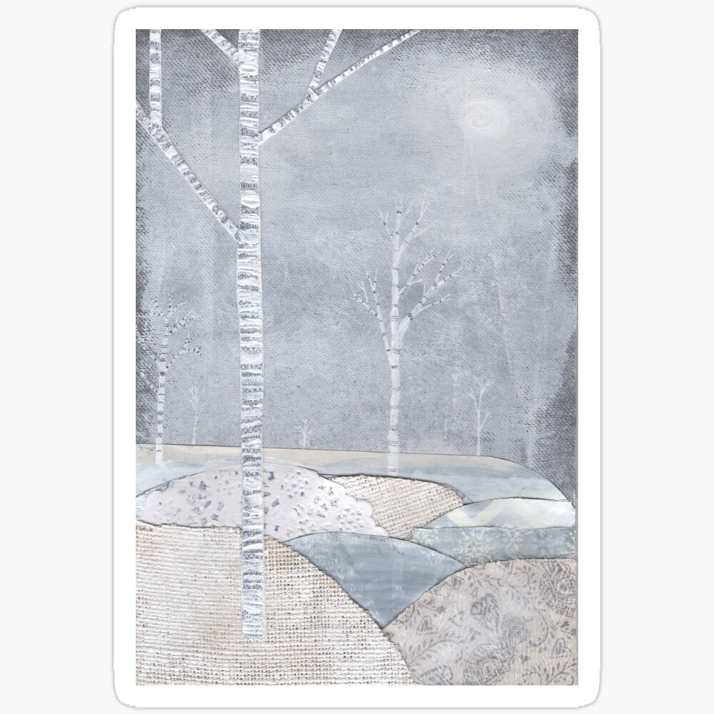 Kira Sticker - Silent Trees - Phone Stickers, Waterproof Decals Water ...