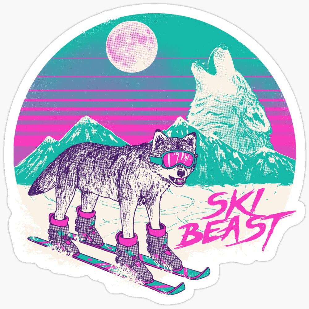 Kira Sticker - Ski Beast Sticker - Single, Trio, Or Squad — Collect ...