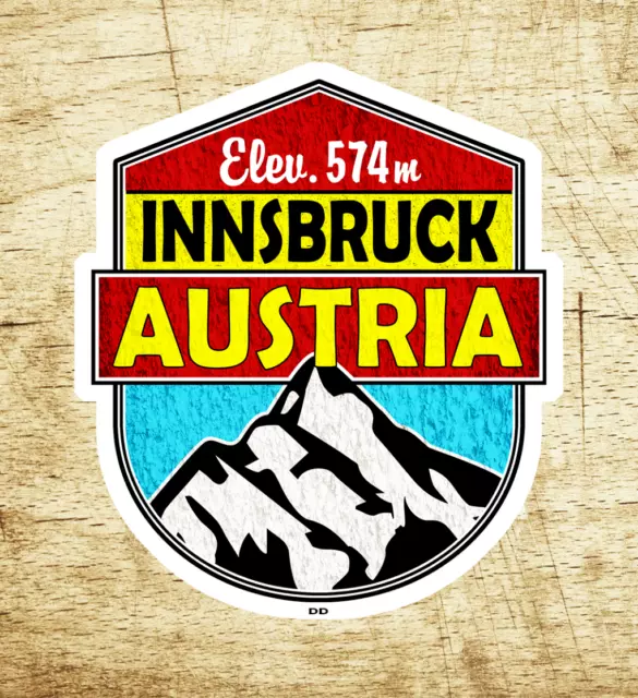 Kira Sticker With Ski Innsbruck Austria Vintage Travel Decal Laptop ...