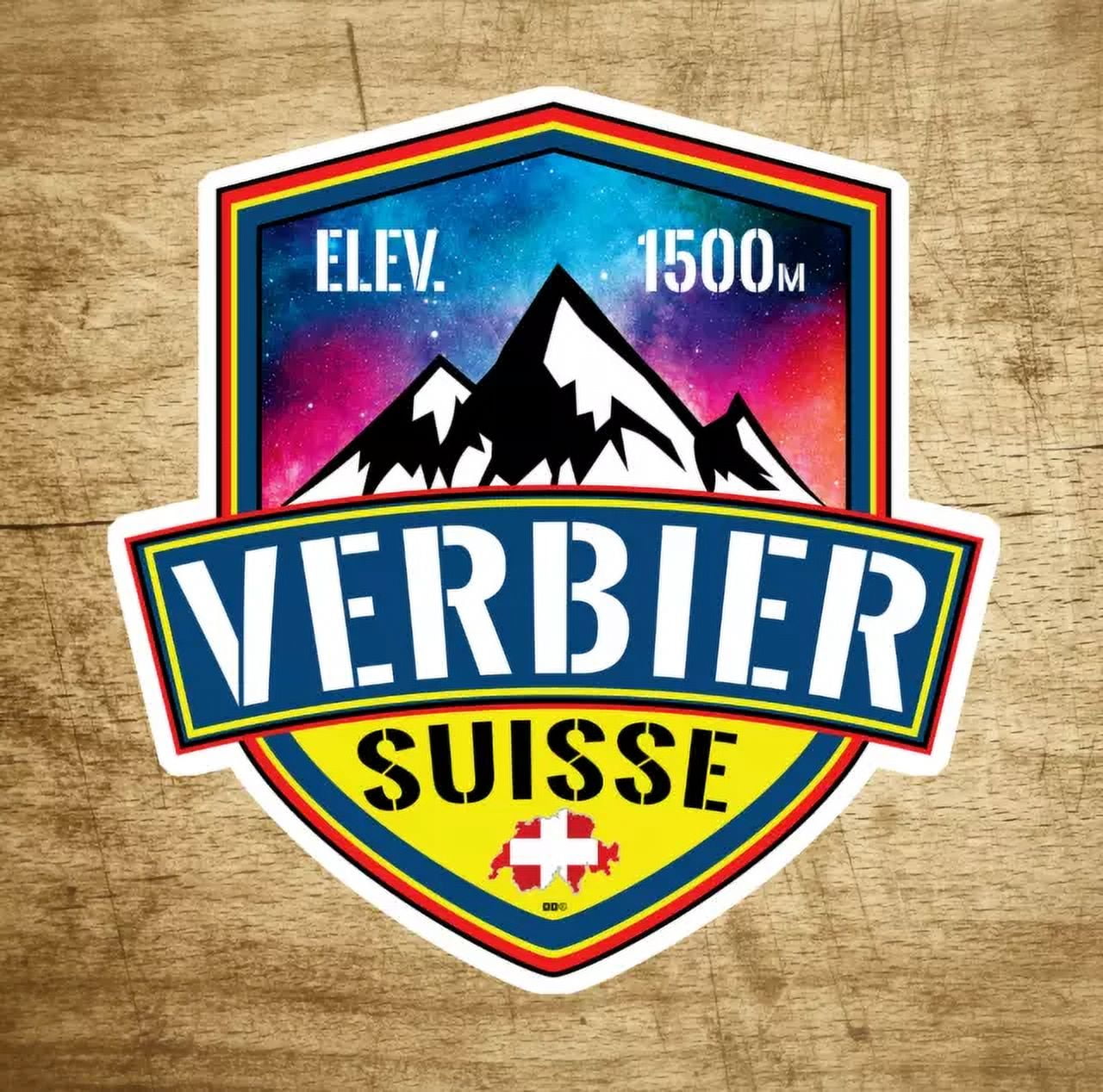 Kira Sticker With Ski Verbier Switzerland Decal Skiing Matterhorn Mont ...