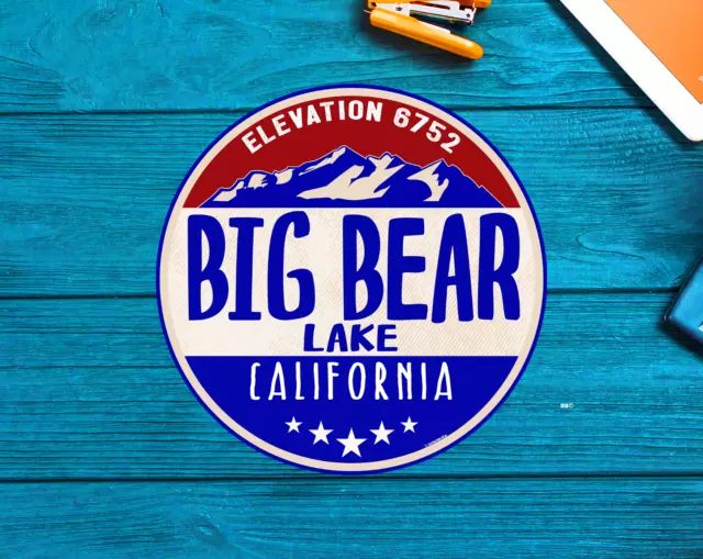 Kira Sticker With Skiing Big Bear California Decal Ski Skier Lake ...