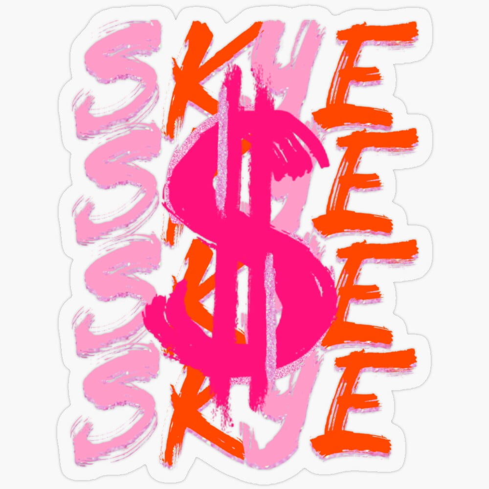 Kira Sticker Skye Name Dollar Sign - Perfect Birthday Gift For Everyone ...