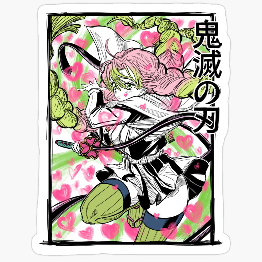 Kira Sticker - The Slayer Of Demons?!?!?! Mitsuri Kanroji - Love Gift ...