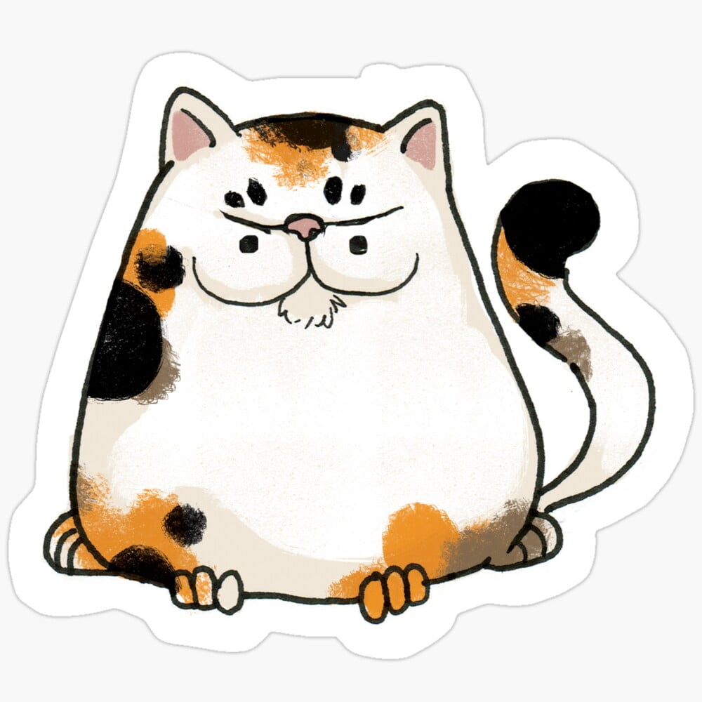 Kira Sticker - Sly Cat - Phone Stickers, Waterproof Decals Water ...