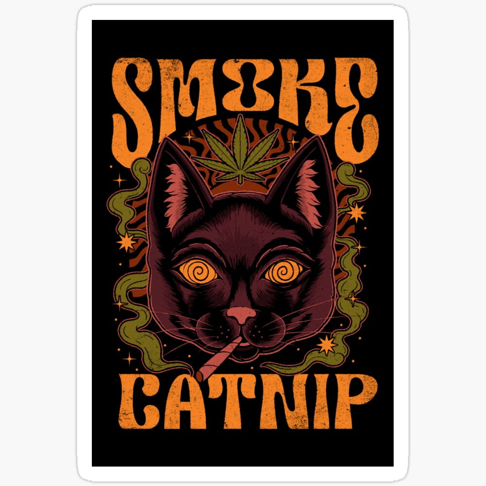 Kira Sticker - Smoke Catnip Perfect Sticker Gift For Everyone ...