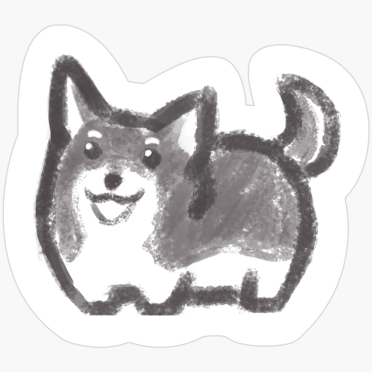 Kira Sticker - Smol Zwei Sticker, Funny Waterproof Decal For Pet Lovers ...