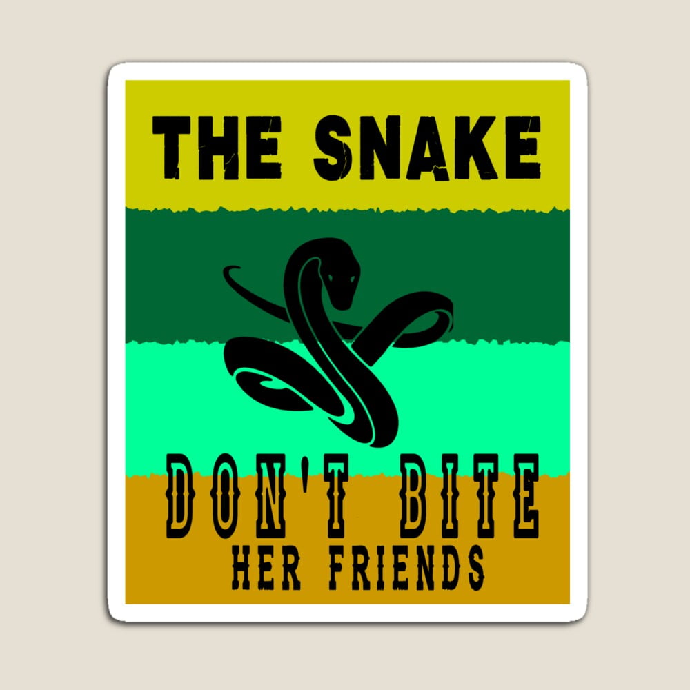 Kira Sticker With The Snake Don'T Bite Her Friends Sticker Decorative ...