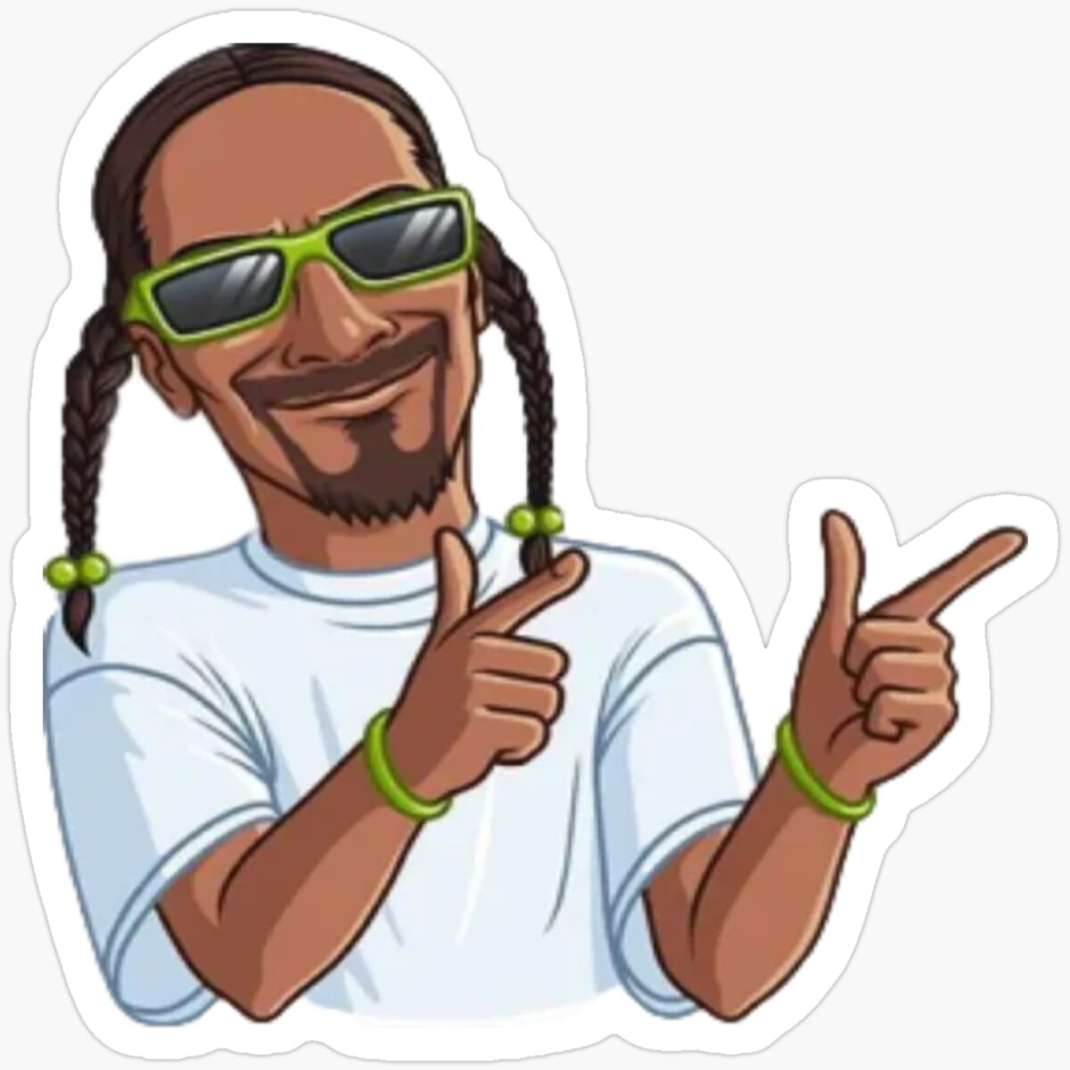 Kira Sticker - Snoop Dog Pose Sticker, Funny Waterproof Decal For Pet ...