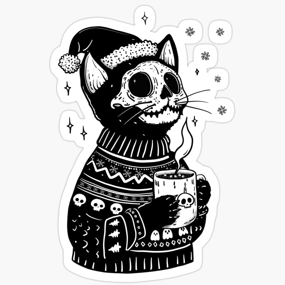 Kira Sticker - Snowing Morning - Phone Stickers, Waterproof Decals ...