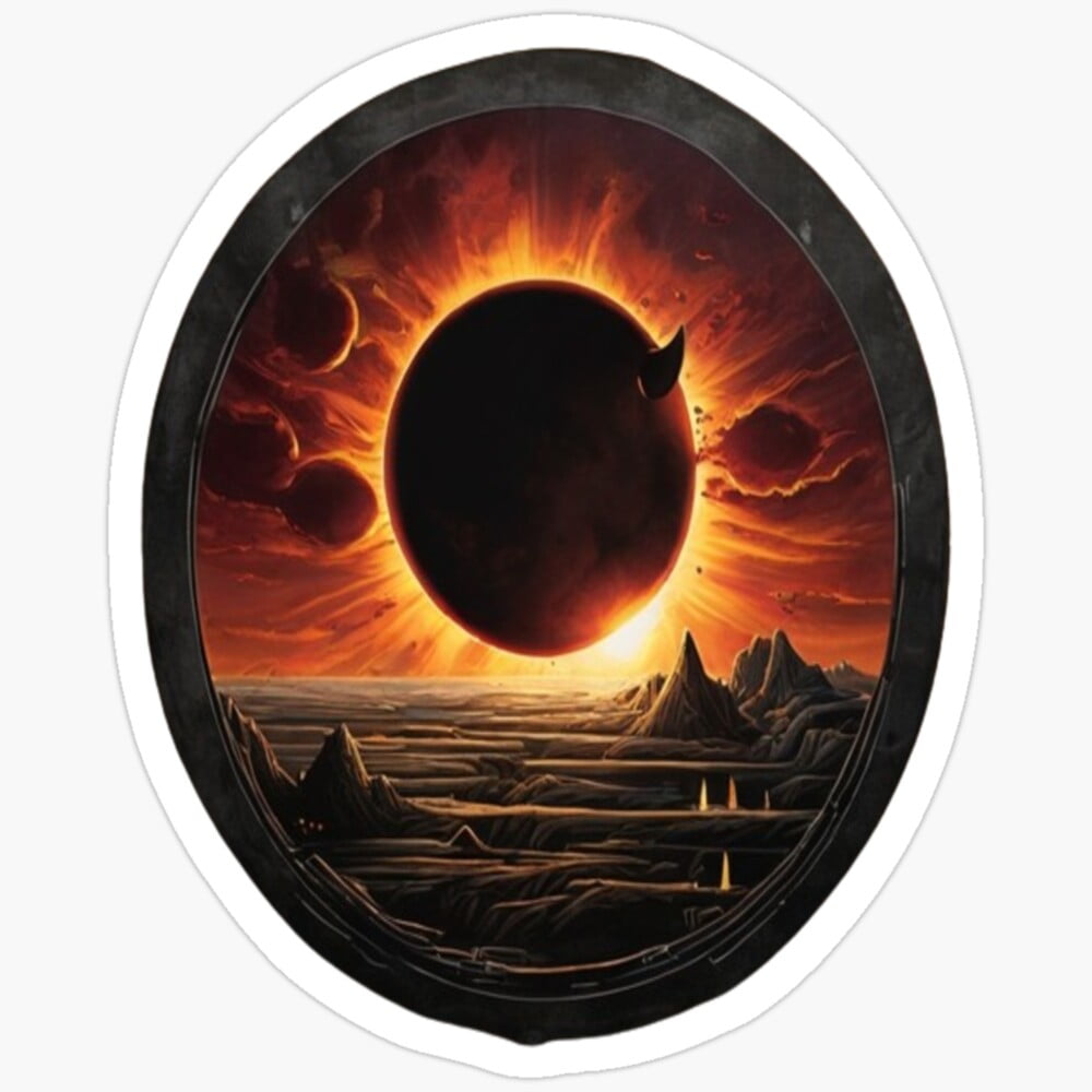 Kira Sticker - Solar Eclipse Solar Eclipse 2024 Gift For You - Phone ...