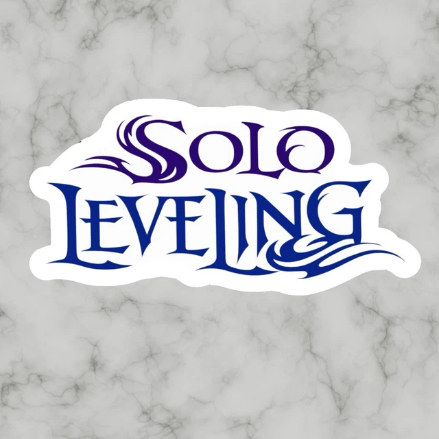 Kira Sticker With Solo Leveling Logo Sung Jinwoo Hunter Player, Cool ...