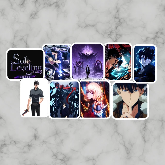 Kira Sticker With Solo Leveling Sung Jinwoo Hunter Level E, 10 Glossy ...