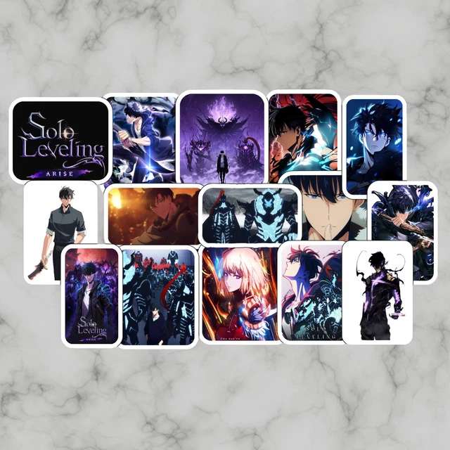 Kira Sticker With Solo Leveling Sung Jinwoo Hunter Level E, 15 Glossy ...