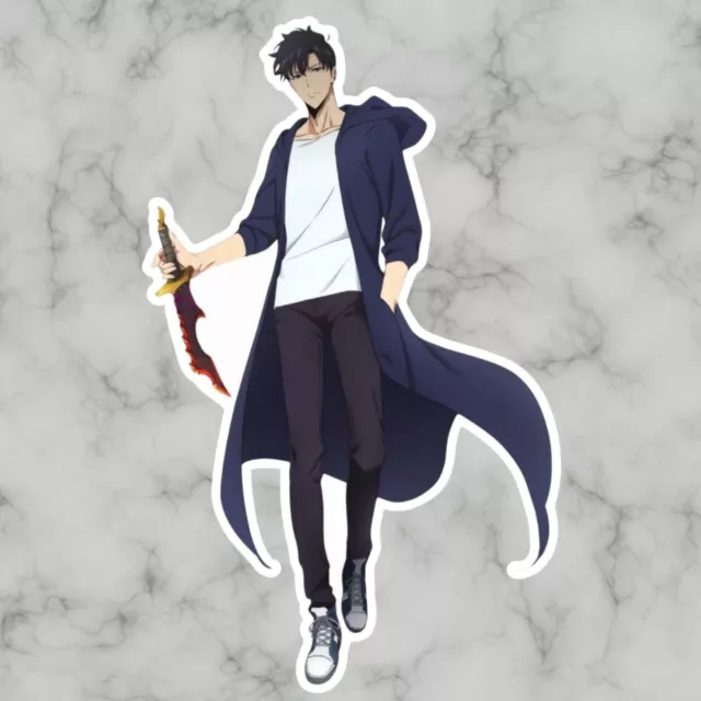 Kira Sticker With Solo Leveling Sung Jinwoo Hunter Player, Cool Cute ...