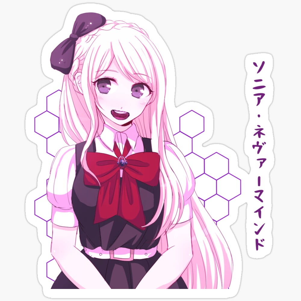 Kira Sticker - Sonia Nevermind, Danganronpa, Vaporwave, Anime Aesthetic ...