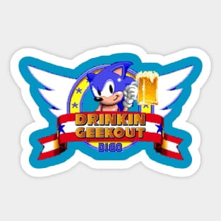 Kira Sticker With Sonic The Beer Geek Sticker & Beer, Digo, Drinkin ...
