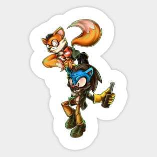 Kira Sticker With Sonic Elysium Sticker & Crossover, Crossover Art ...
