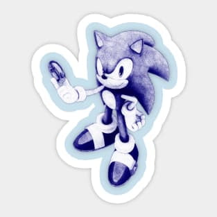 Kira Sticker With Sonic Pen Sketch Sticker & Sonicforces, Sonicboom ...