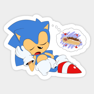 Kira Sticker With Sonic Zzz Sticker & Gaming, Sega, Sleep, Sonic The ...