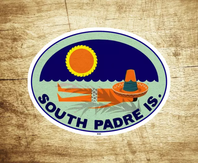 Kira Sticker With South Padre Island Texas Vintage Travel Decal Laptop ...