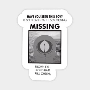 Kira Sticker With South Park - Have You Seen This Boy? Tommy Thompson ...