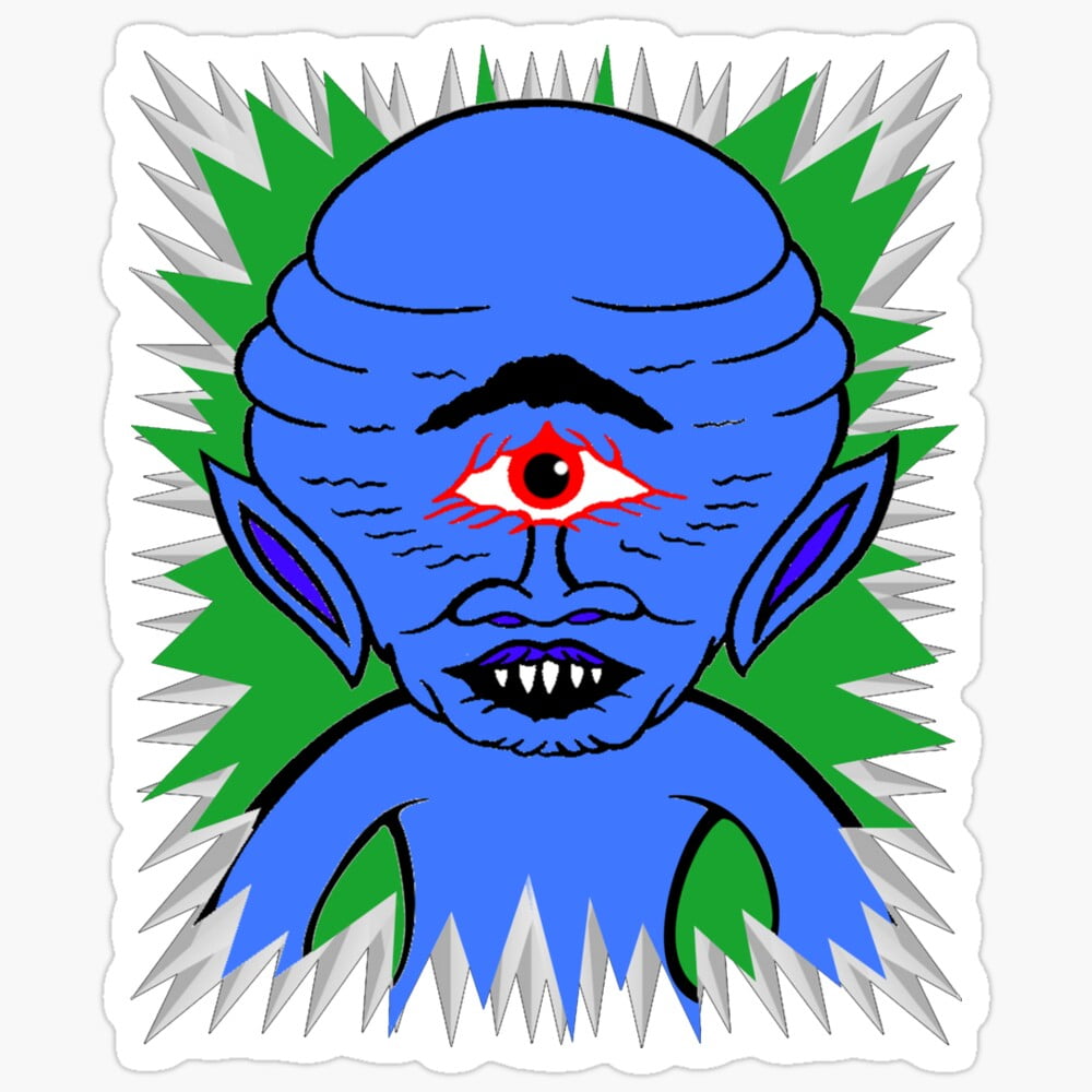 Kira Sticker - Space Cyclops Perfect Sticker Gift For Everyone ...