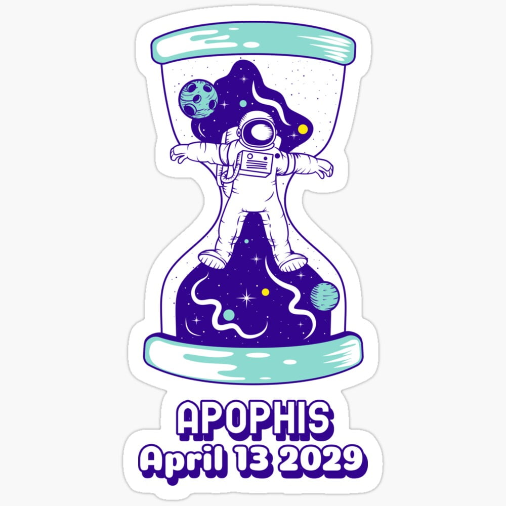 Kira Sticker - Spaceman Waiting For Apophis 2029 Timer Gift For You ...