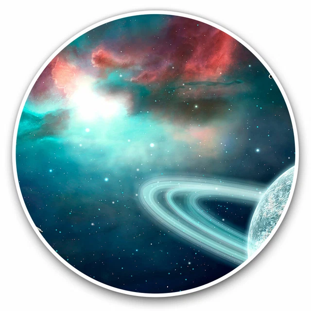 Kira Sticker With Spaceship Space Nasa Saturn Sci-Fi Cool Gift ...