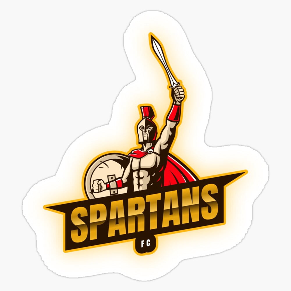 Kira Sticker - Spartans Orange & Blackports Team Logoperfect Sticker ...