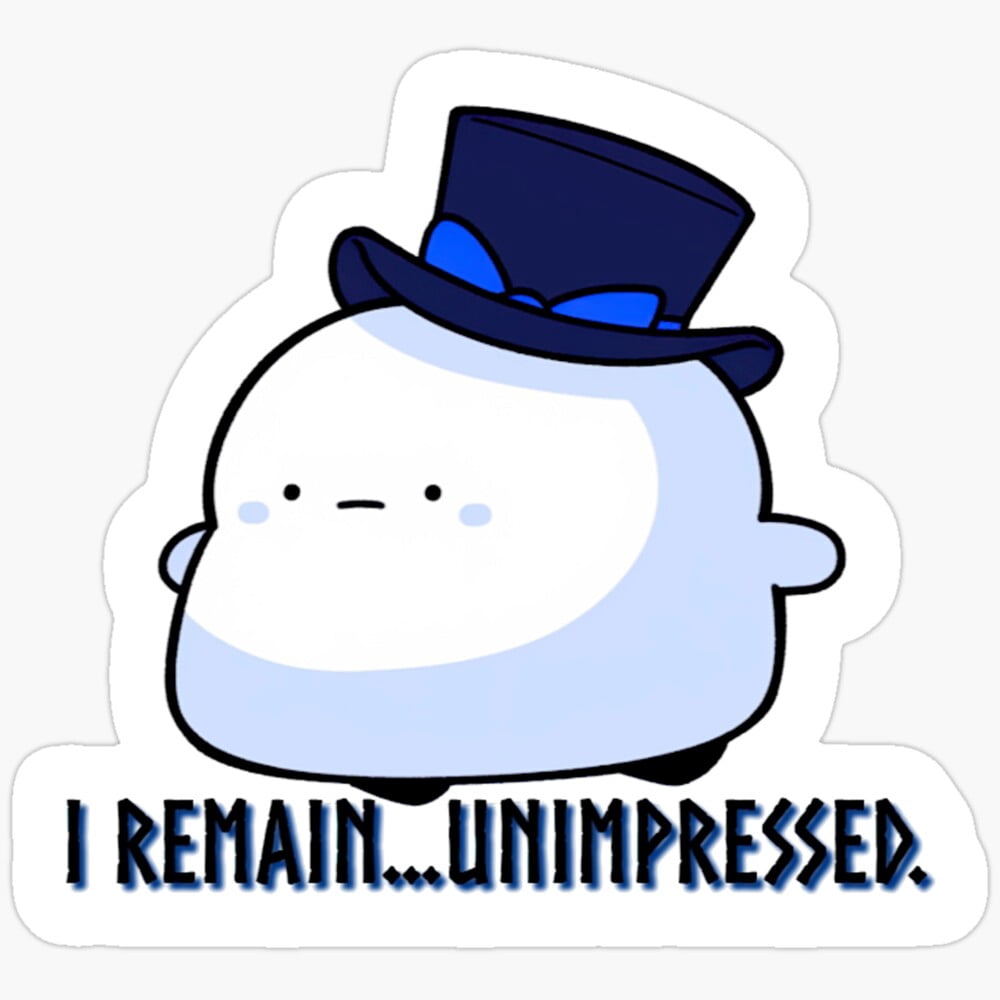 Kira Sticker - Specterfrown - I Remainunimpressed Gift For You - Phone ...
