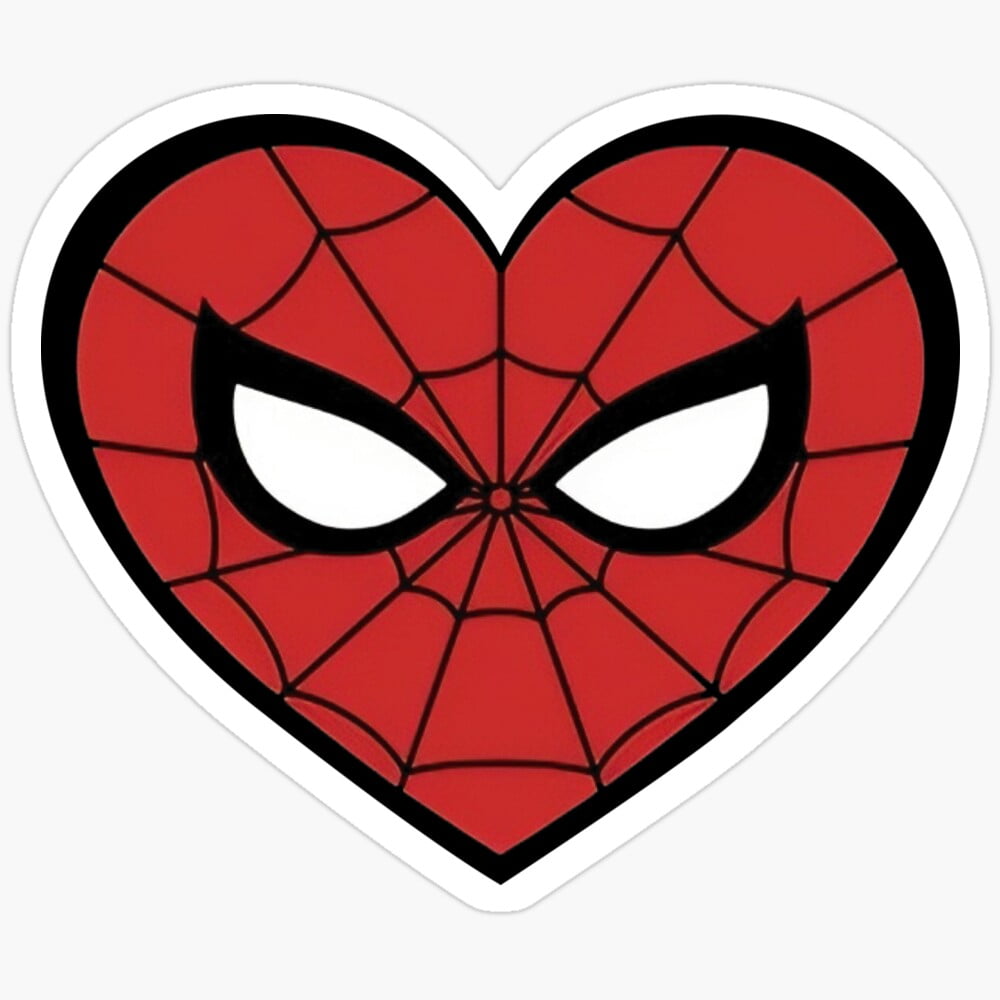 Kira Sticker - Spider-Man'S Heart - Phone Stickers, Waterproof Decals ...