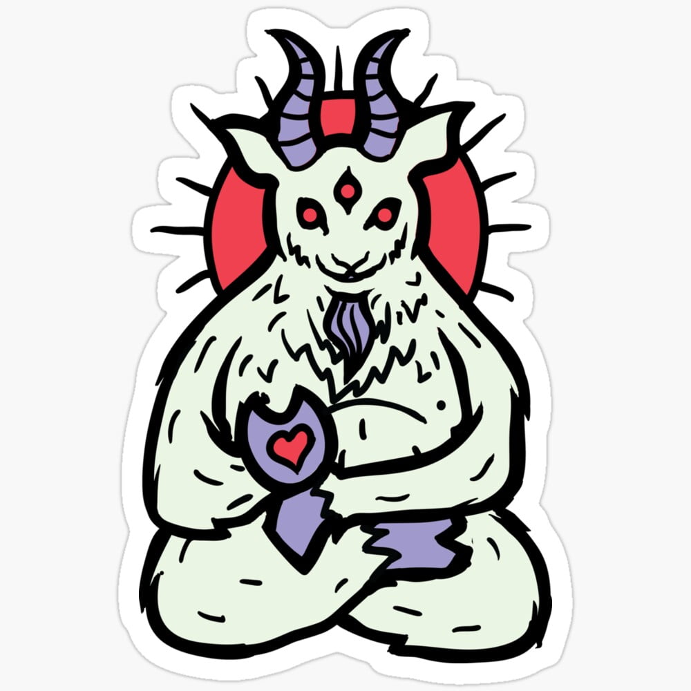 Kira Sticker - Spirit Goat Gift For You - Phone Stickers, Waterproof ...