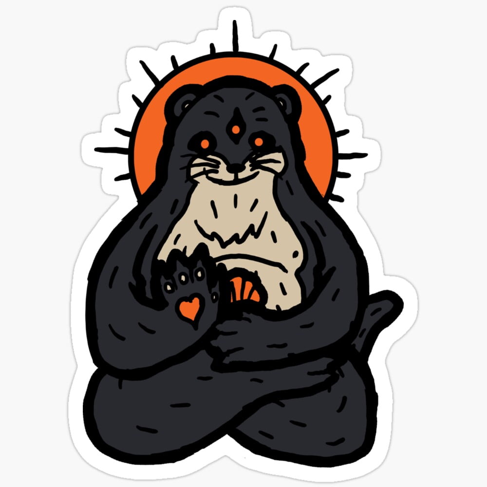 Kira Sticker - Spirit Otter Gift For You - Phone Stickers, Waterproof ...