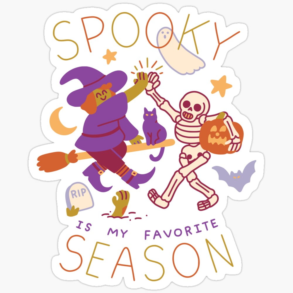 Kira Sticker - Spooky Is My Favorite Season Sticker - Walmart.com