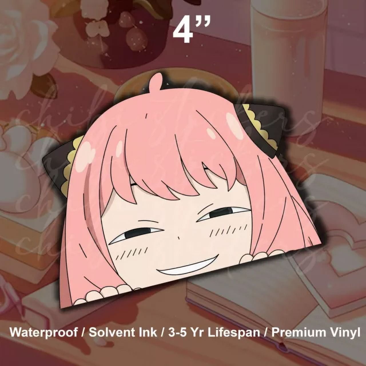 Kira Sticker With Spy X Family Heh - Funny Anya | Cute Anime Sticker ...