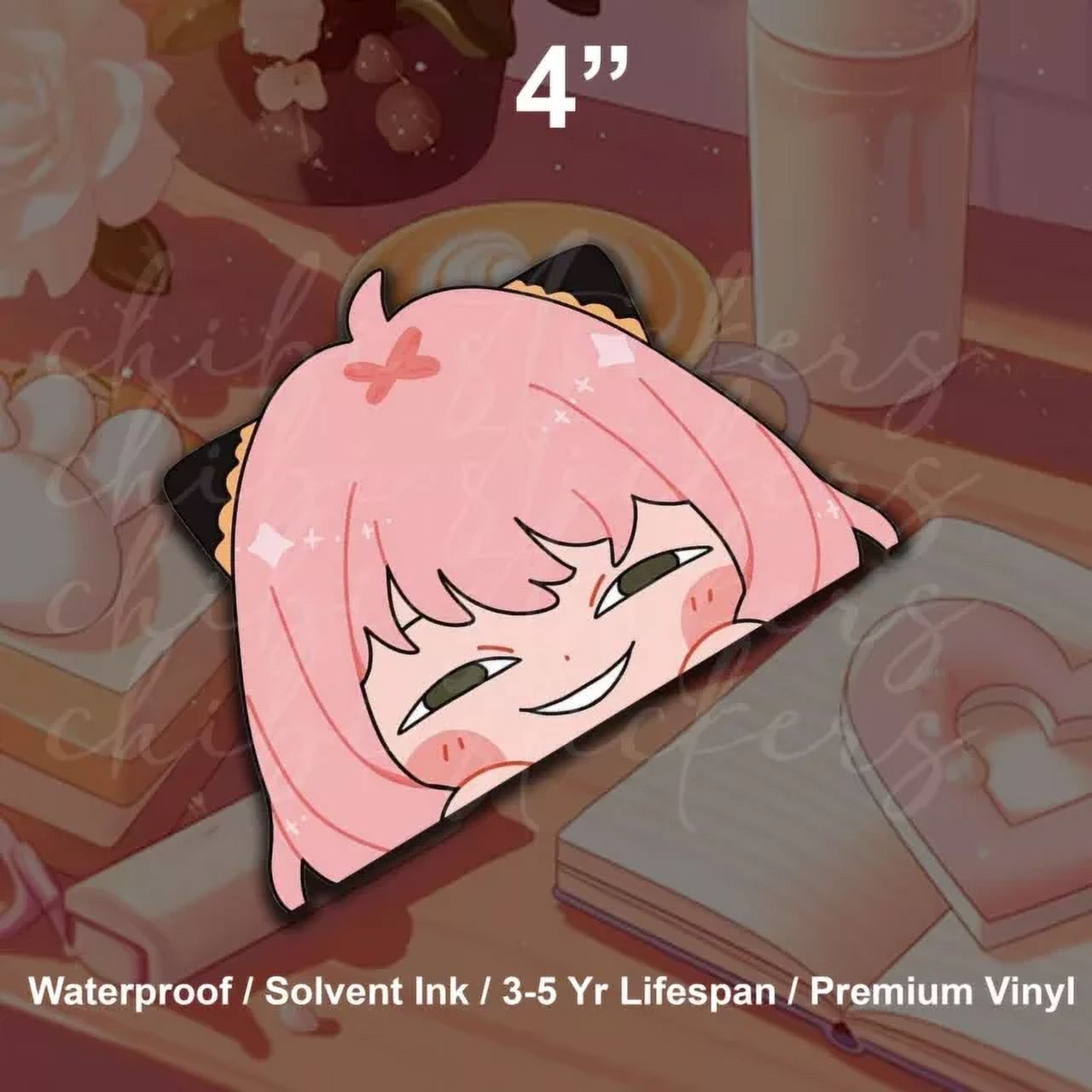 Kira Sticker With Spy X Family Heh - Funny Anya | Cute Anime Sticker ...