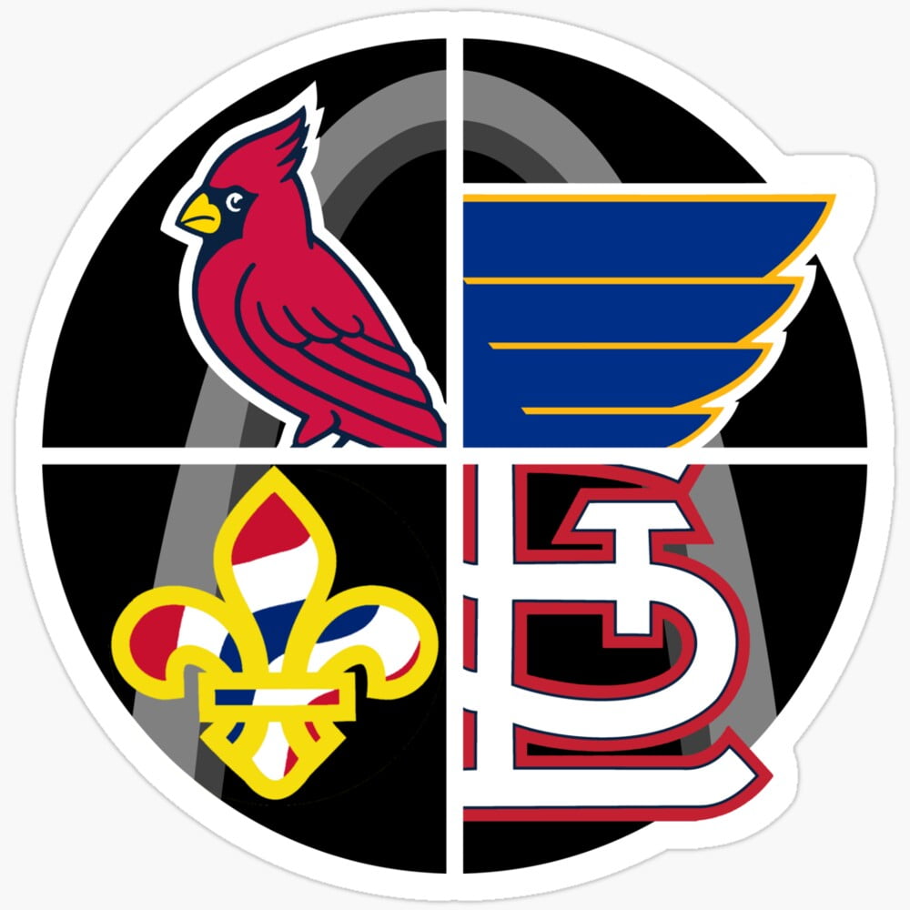 Kira Sticker - St. Louis Sports Quad Sticker - Single, Trio, Or Squad ...