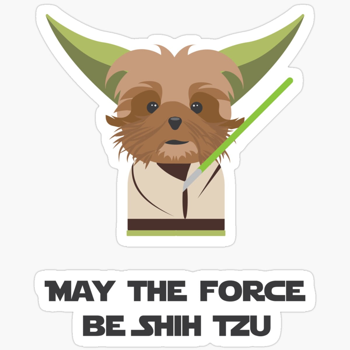 Kira Sticker - Star Doggo Sticker, Funny Waterproof Decal For Pet ...