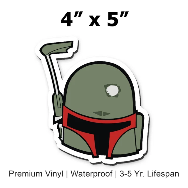 Kira Sticker With Star Wars Darth Vader Vinyl Boba Fett Storm Trooper ...