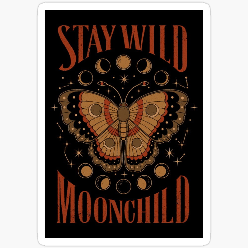 Kira Sticker - Stay Wild Moonchild Sticker - Single, Trio, Or Squad ...