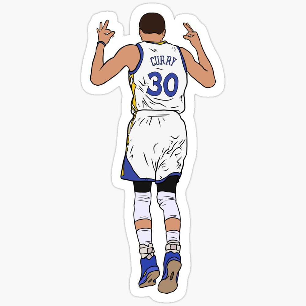 Kira Sticker - Steph Curry 3 Point Celebration Sticker - Single, Trio ...