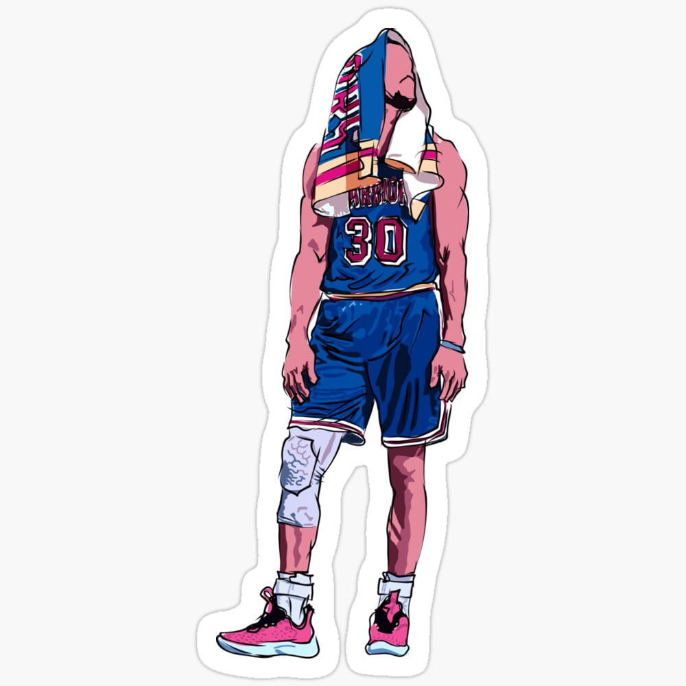 Kira Sticker - Stephen Curry Sketch Sticker - Single, Trio, Or Squad ...