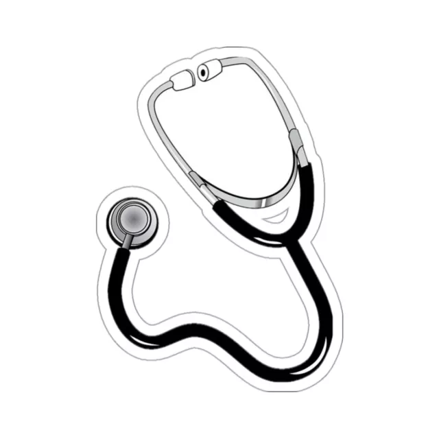 Kira Sticker With Stethoscope Medical Heart Rate Listening Device Nurse ...
