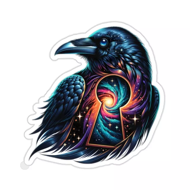 Kira Sticker With Sticker American Traditional Raven Bird Key To ...