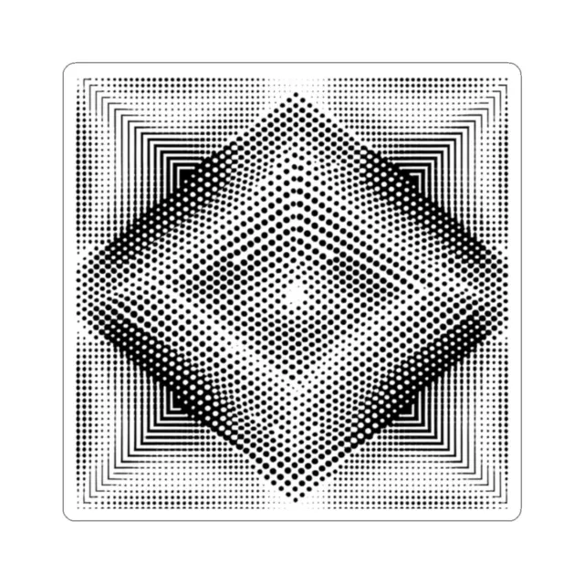 Kira Sticker With Sticker Anomalous Motion Dots Optical Illusion Art ...