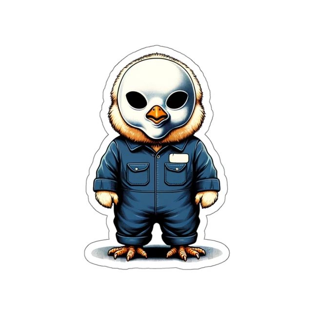 Kira Sticker With Sticker Baby Chicken Chick Horror Movie Serial Killer ...