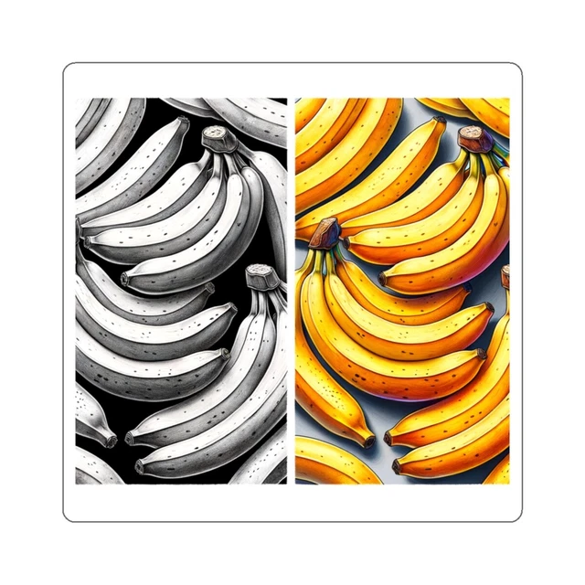 Kira Sticker With Sticker Banana Fruit Street Art Contrasting Designer ...